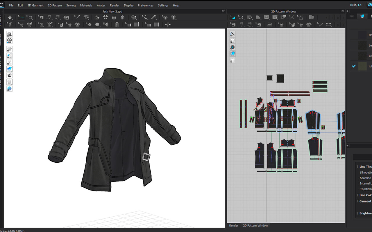 ArtStation - Mens leather jacket | Game Assets