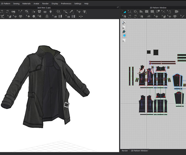 ArtStation - Mens leather jacket | Game Assets