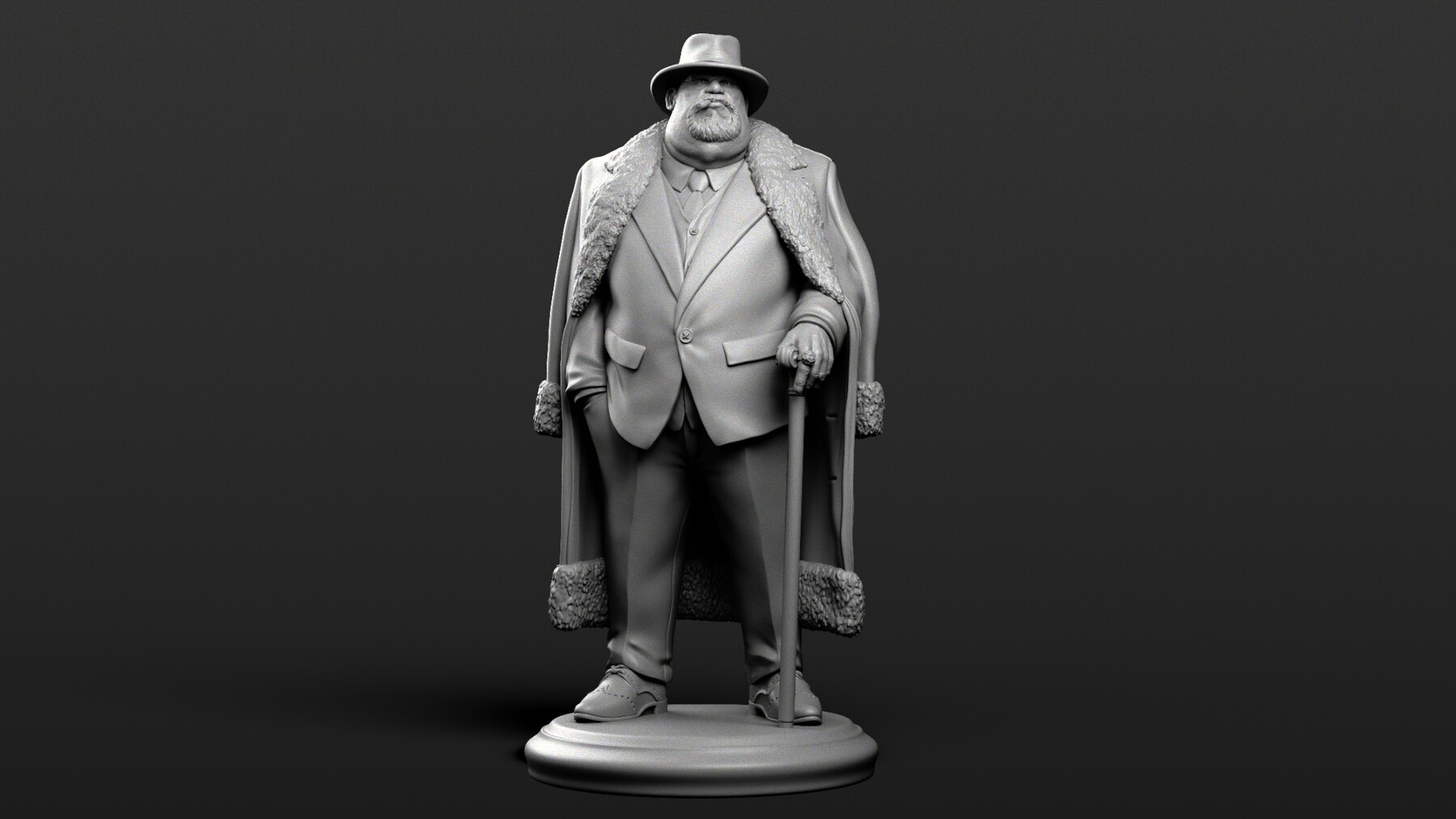 ArtStation - Gangster Boss - 3D Print Ready | Resources