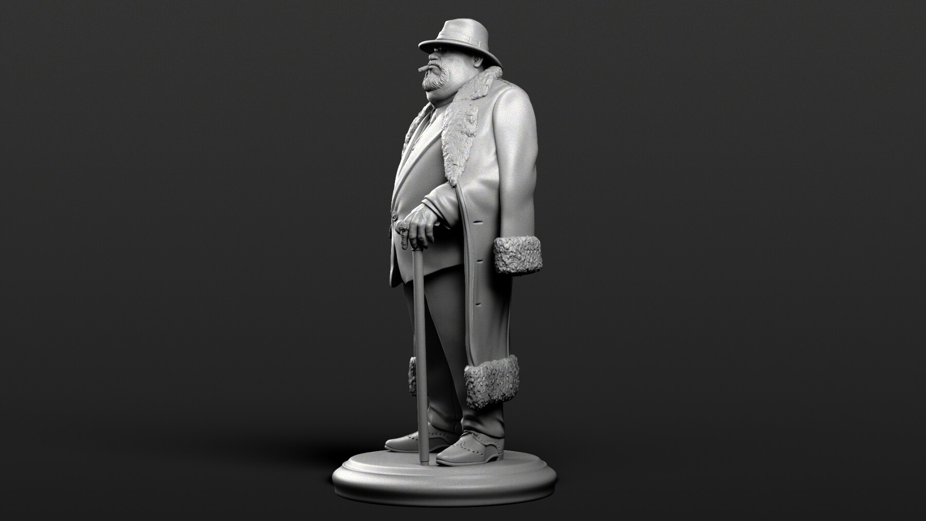 ArtStation - Gangster Boss - 3D Print Ready | Resources