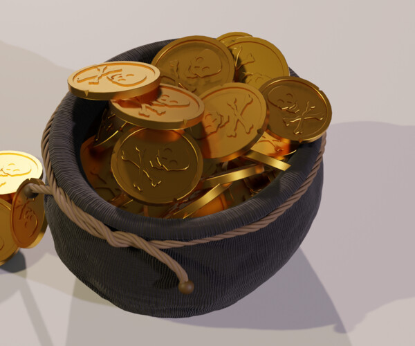 ArtStation - Coin purse | Game Assets