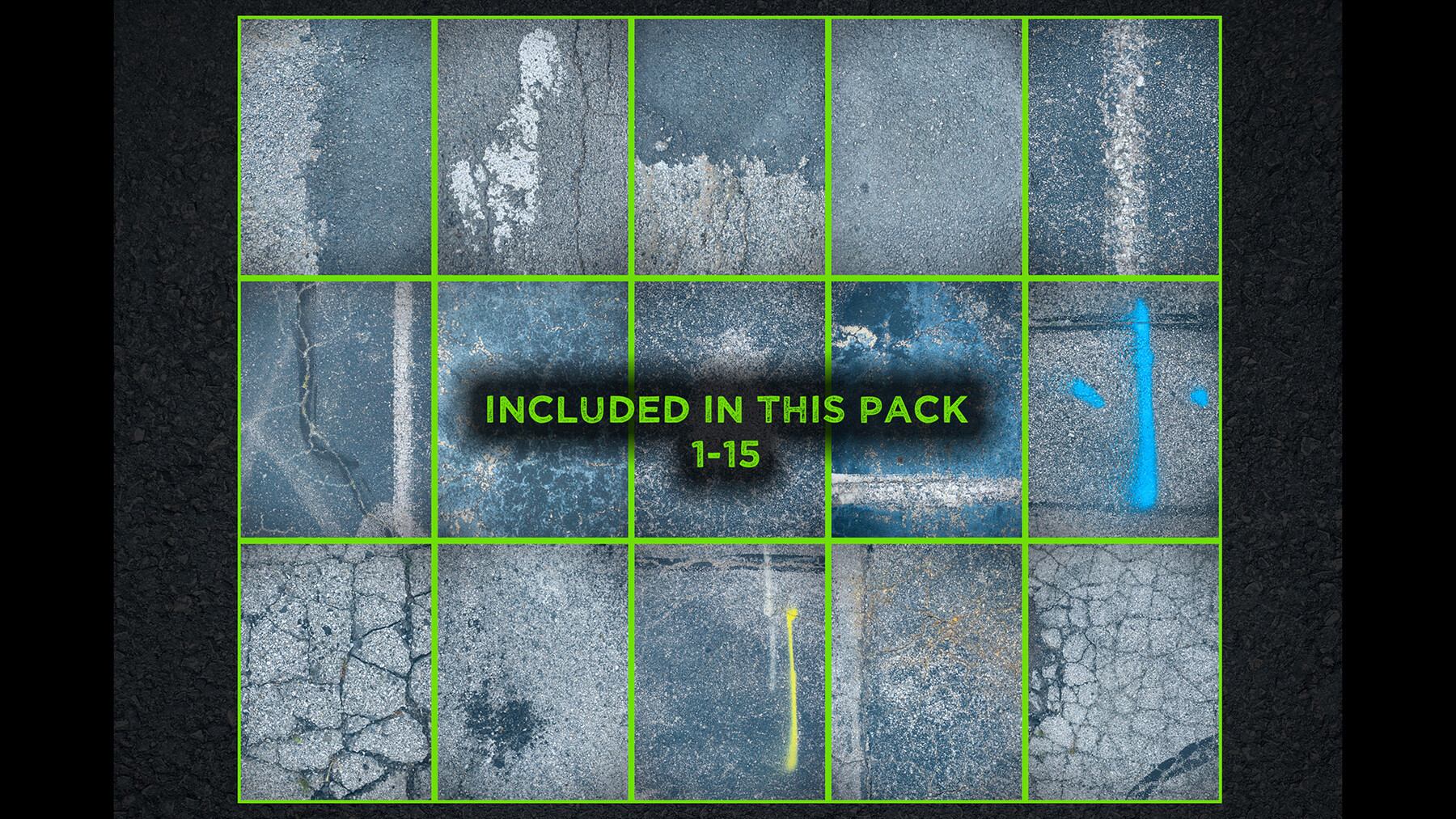 ArtStation - Distressed Concrete Textures Vol 1 | Resources