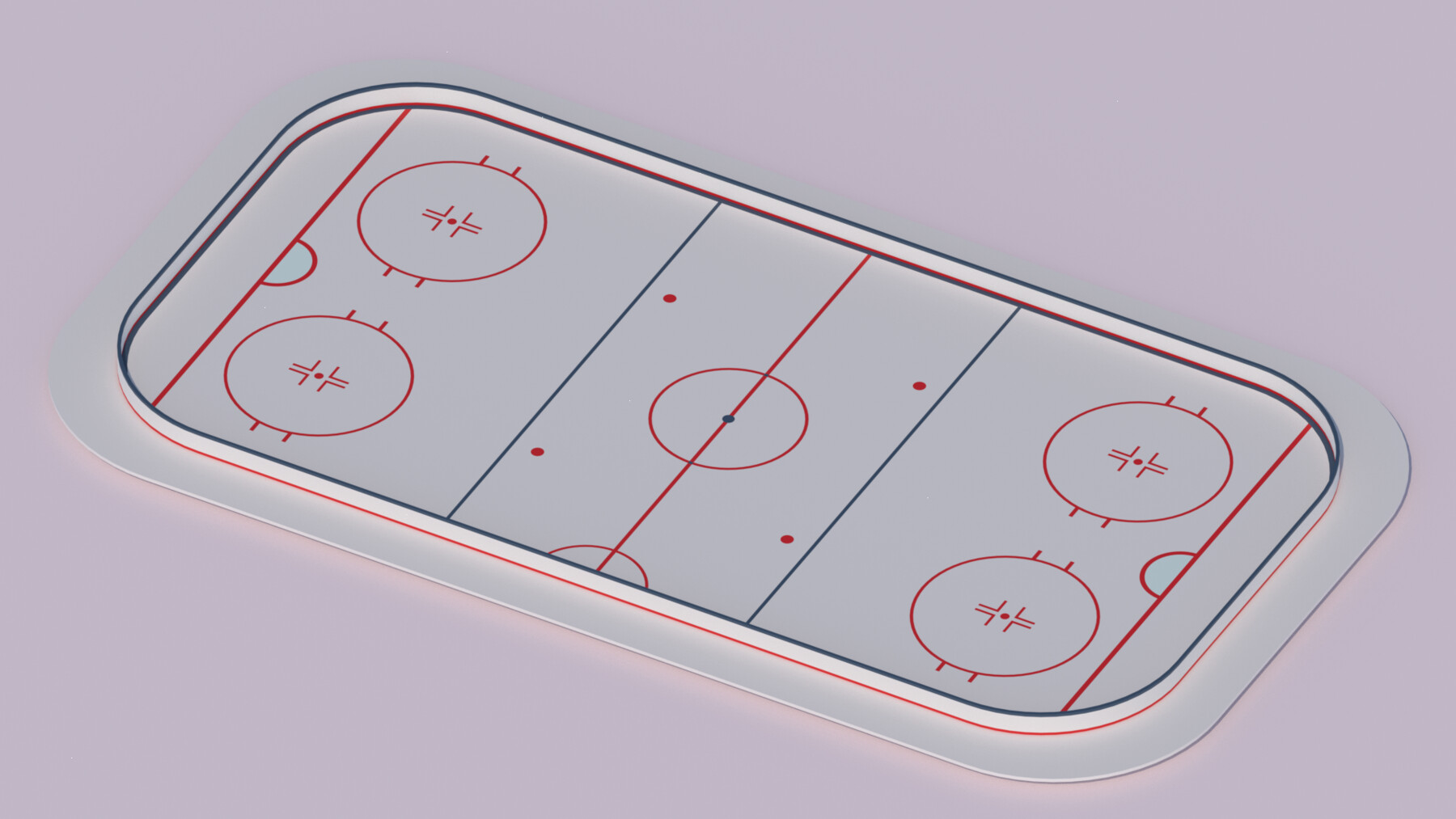 ArtStation - Cartoon Ice Hockey Rink | Resources