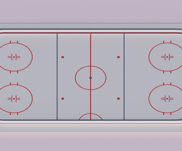 ArtStation - Cartoon Ice Hockey Rink | Resources