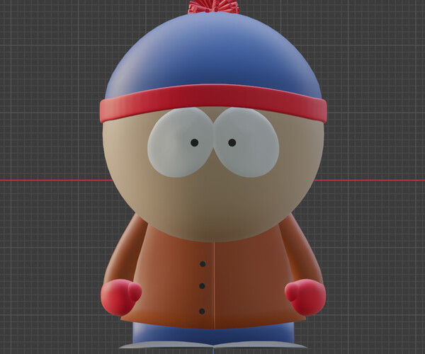 ArtStation - Stan Marsh 3d model | Resources