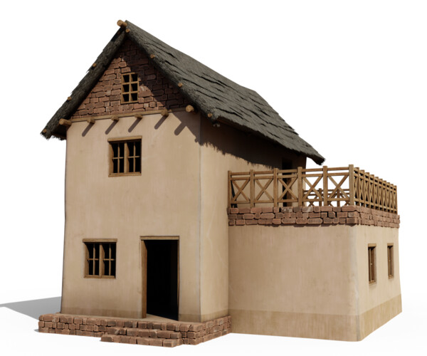 ArtStation - Thatch House | Game Assets