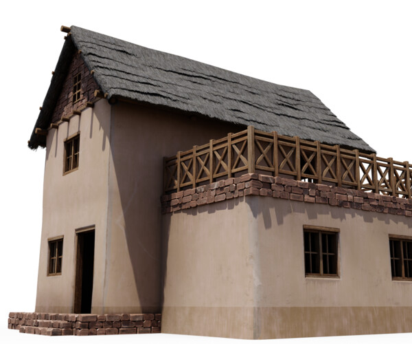 ArtStation - Thatch House | Game Assets