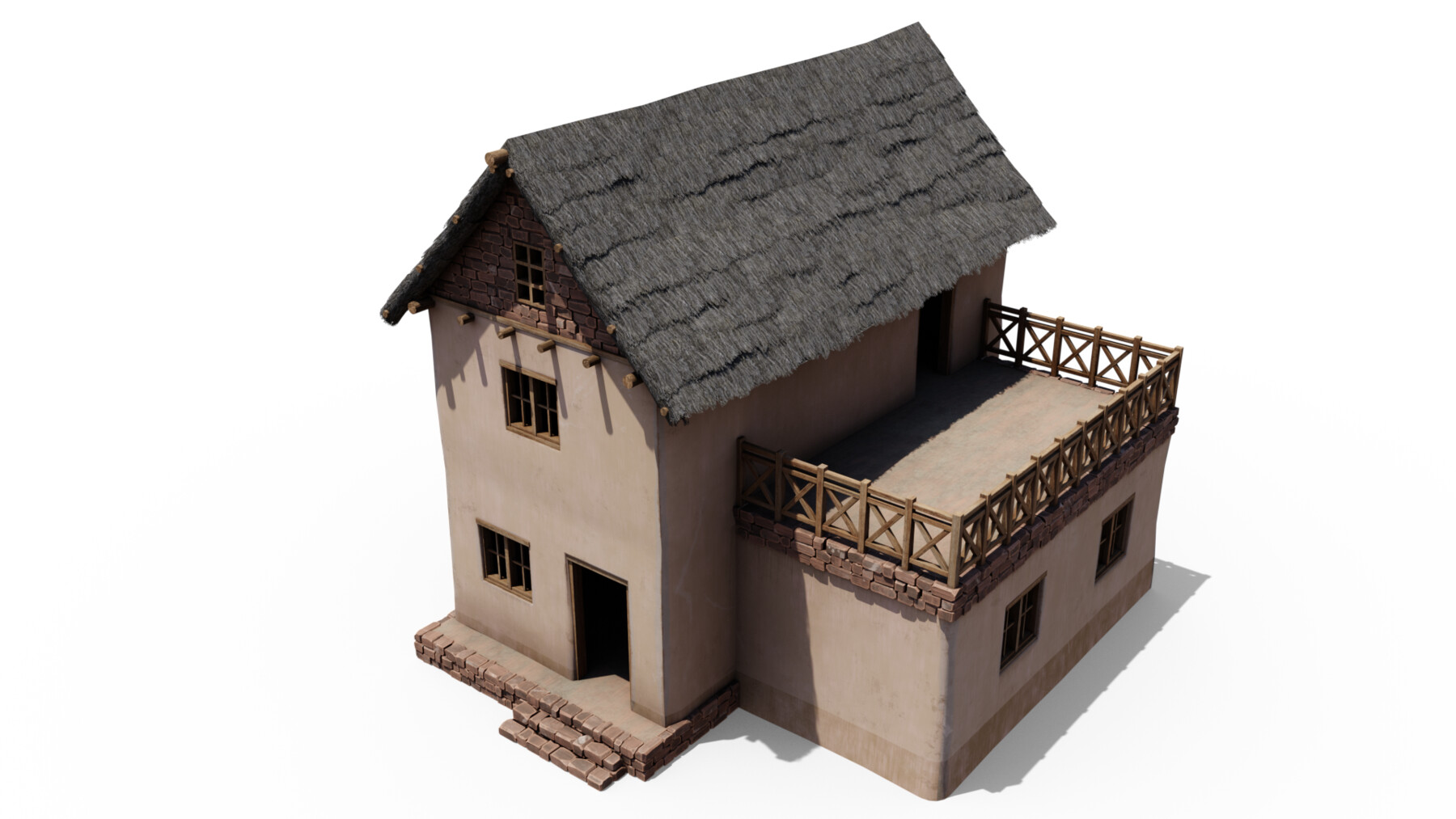 ArtStation - Thatch House | Game Assets