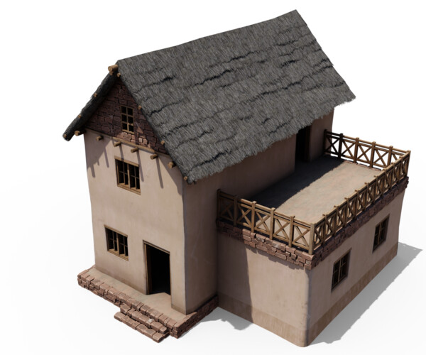 ArtStation - Thatch House | Game Assets