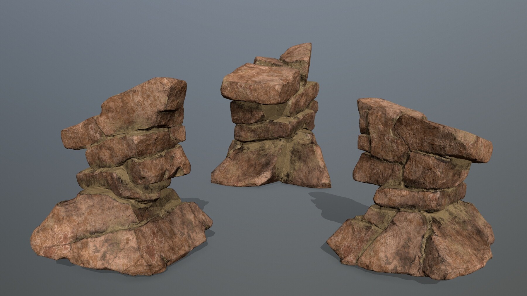 ArtStation - desert rocks | Game Assets
