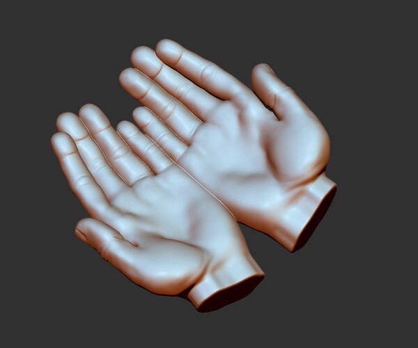 ArtStation - hand 3d print | Resources