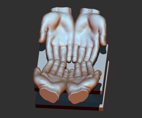 ArtStation - hand 3dprint | Resources