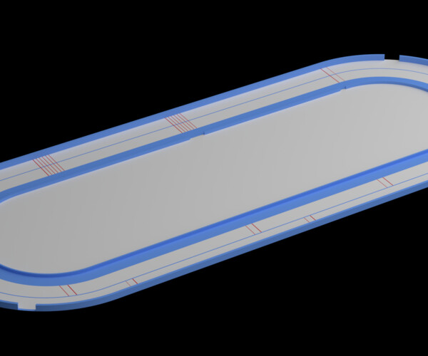 ArtStation - Cartoon Speed Skating Rink | Resources