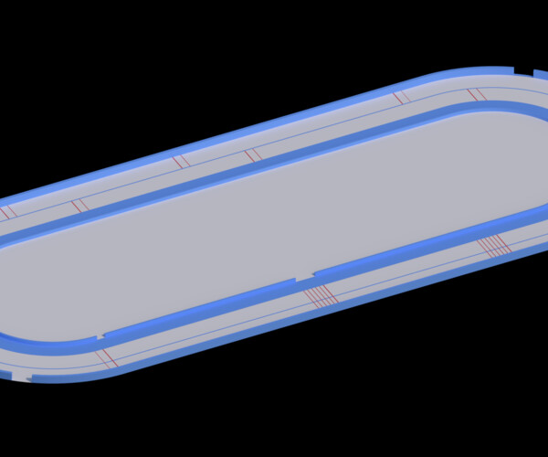 ArtStation - Cartoon Speed Skating Rink | Resources