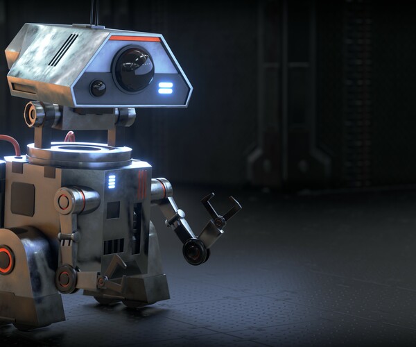 ArtStation - Sci-Fi Worker Robot | Resources