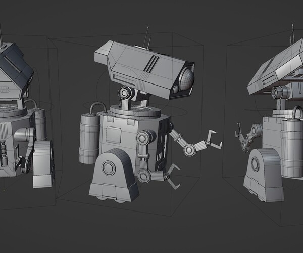ArtStation - Sci-Fi Worker Robot | Resources