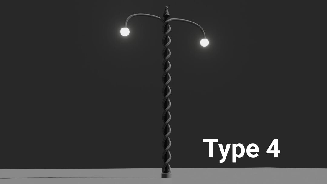 ArtStation - Street lamps | Game Assets