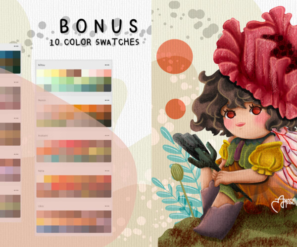 ArtStation - iBox Texture illustration brush set for Procreate | ProcreateiBox | Brushes