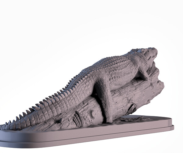 ArtStation - Crocodile in Tree | Resources