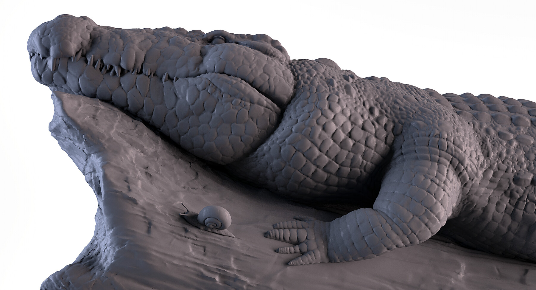 ArtStation - Crocodile in Tree | Resources