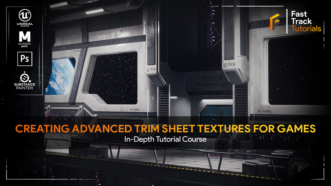 Fasttracktutorials Creating Advanced Trim Sheet Textures For Games In Depth Tutorial Course