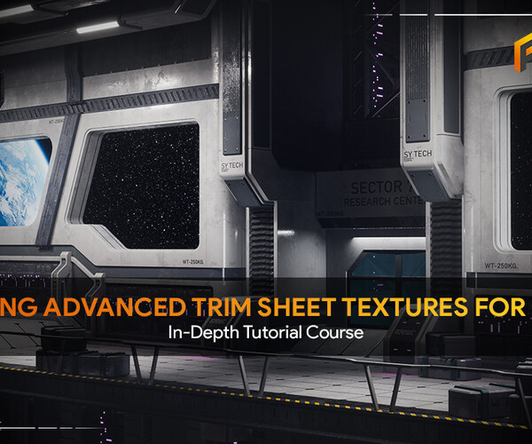 ArtStation - Creating Advanced Trim Sheet Textures for Games - In-Depth Tutorial Course | Tutorials