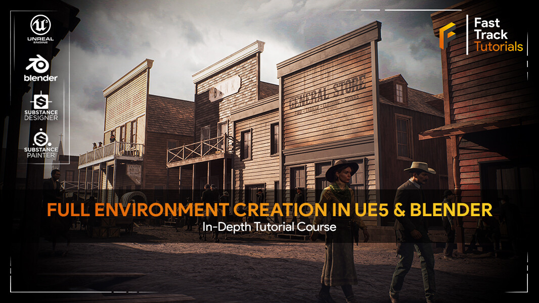 FastTrackTutorials - Full Environment Creation in UE5 & Blender - In ...