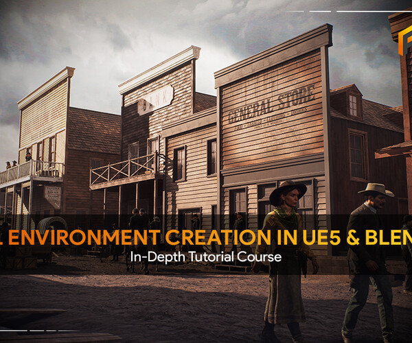 Artstation Full Environment Creation In Ue5 And Blender In Depth Course Tutorials