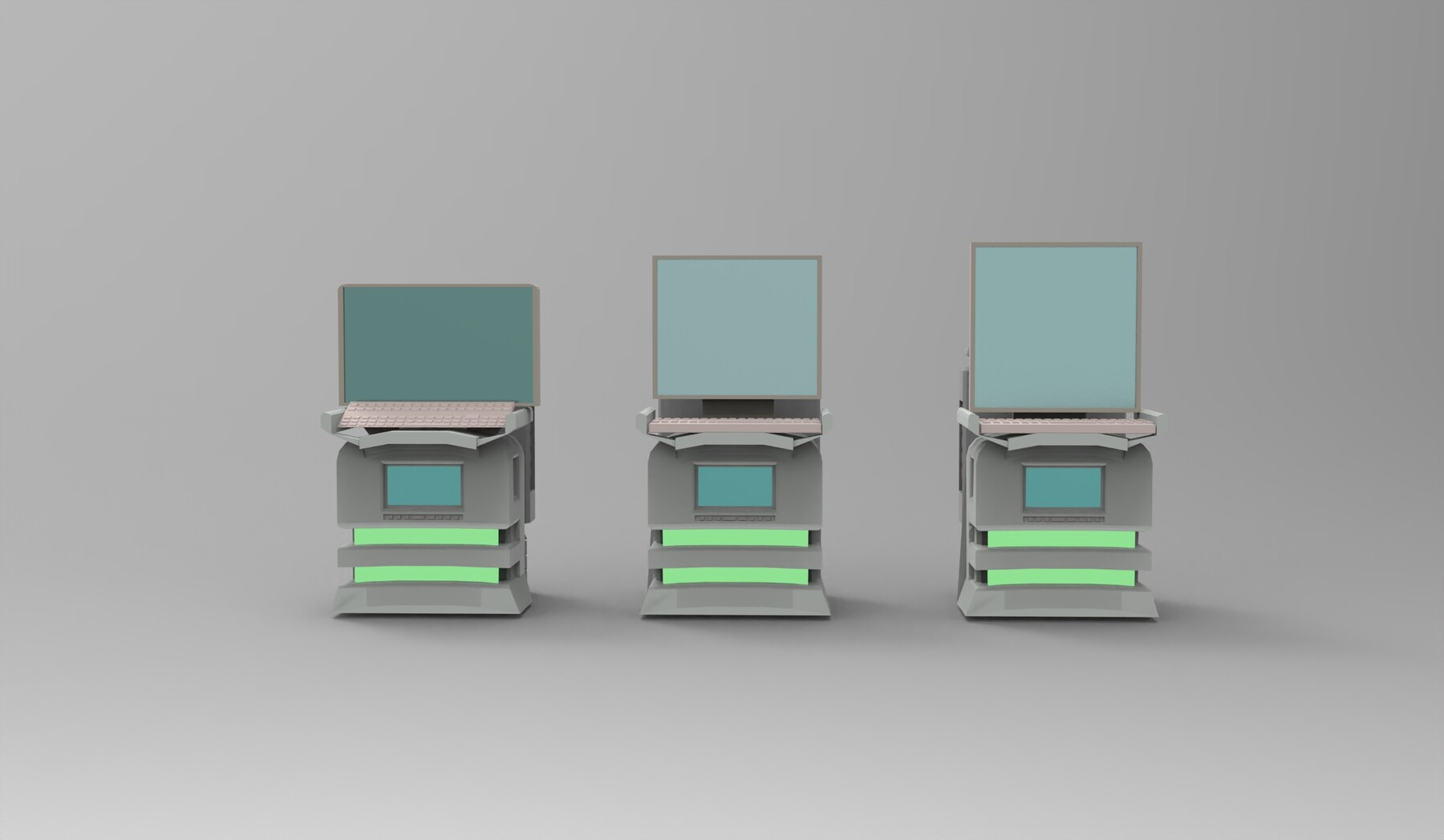 ArtStation - Computing equipment and monitors | Game Assets