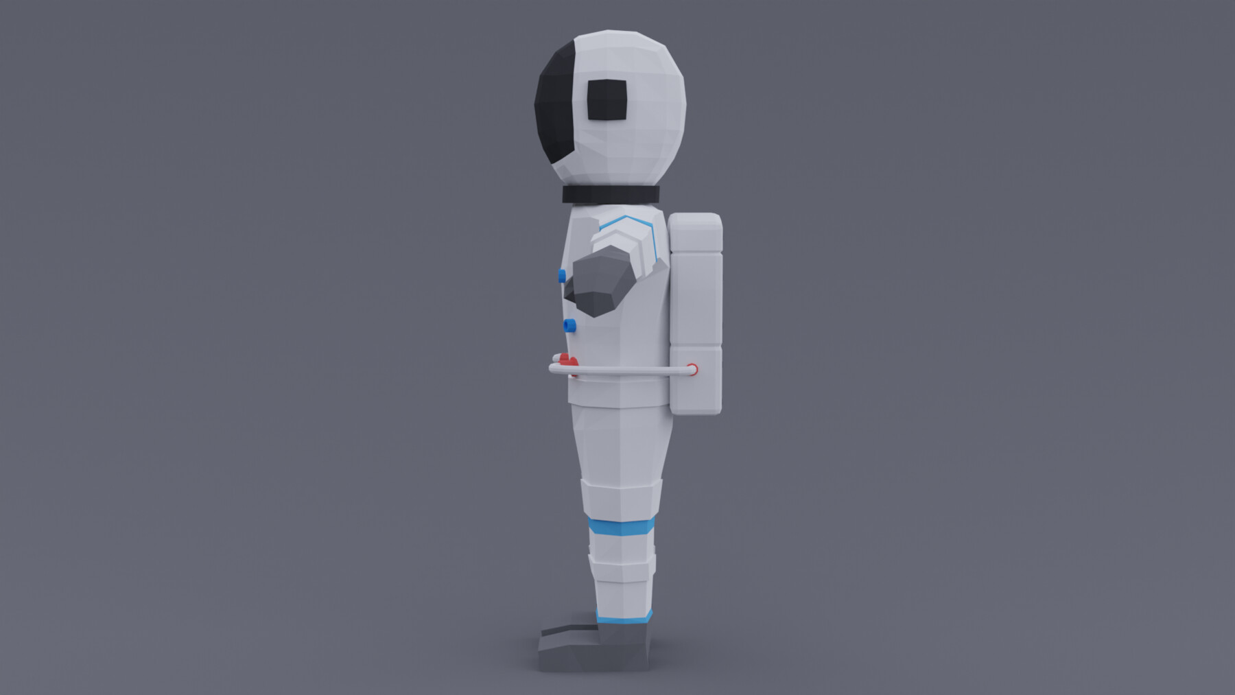 ArtStation - Low Poly Cartoon Astronaut | Game Assets
