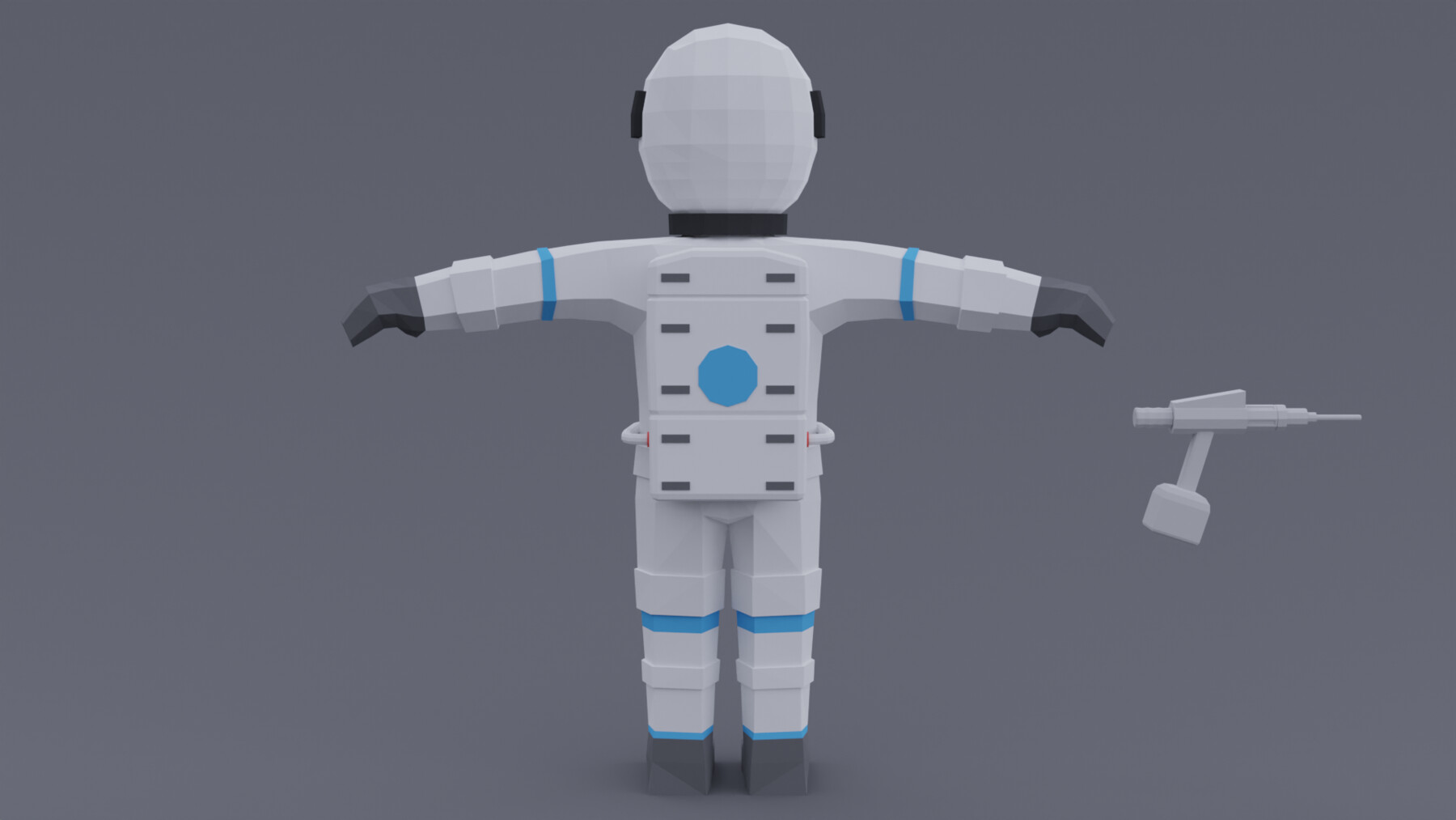 ArtStation - Low Poly Cartoon Astronaut | Game Assets