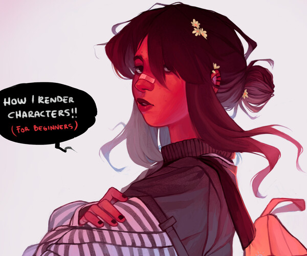 ArtStation - Character Color/Render for beginners | Tutorials