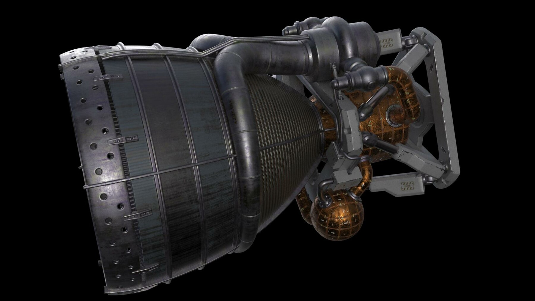 ArtStation - kz Kitbash sci fi rocket engine B | Resources