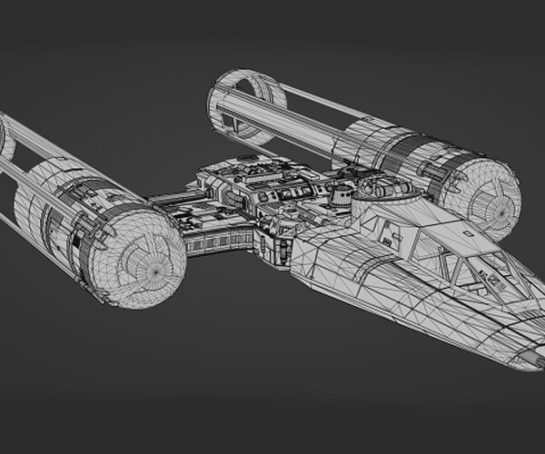 ArtStation - Resistance Y-wing - Star Wars | Resources