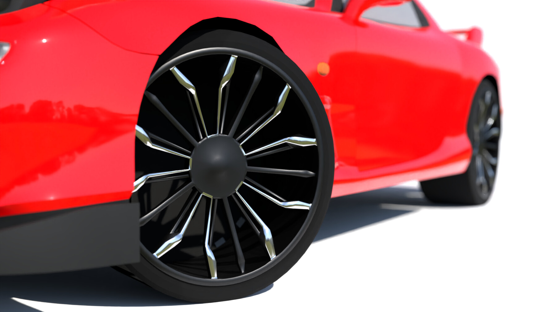 ArtStation - Sports car rim | Game Assets