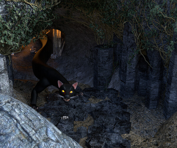 ArtStation - Tatzelwurm for DAZ Dragon 3 | Resources