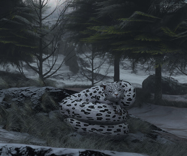 ArtStation - Tatzelwurm for DAZ Dragon 3 | Resources