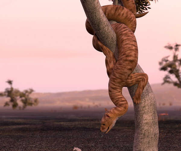 ArtStation - Tatzelwurm for DAZ Dragon 3 | Resources