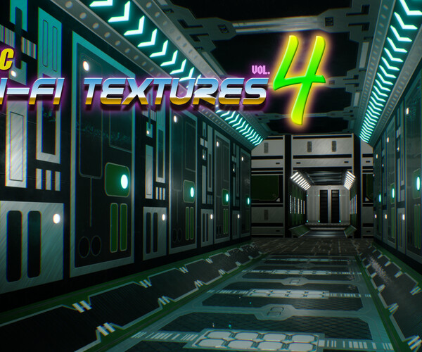 ArtStation - Basic Sci-fi Textures Vol. 4 | Game Assets
