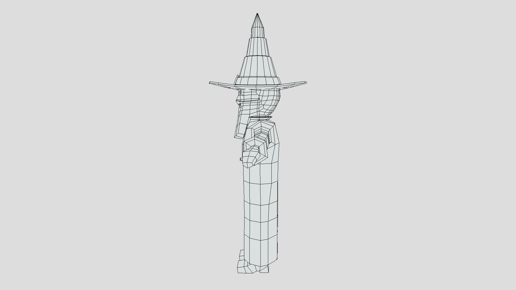 ArtStation - Low Poly Cartoon Wizard | Game Assets