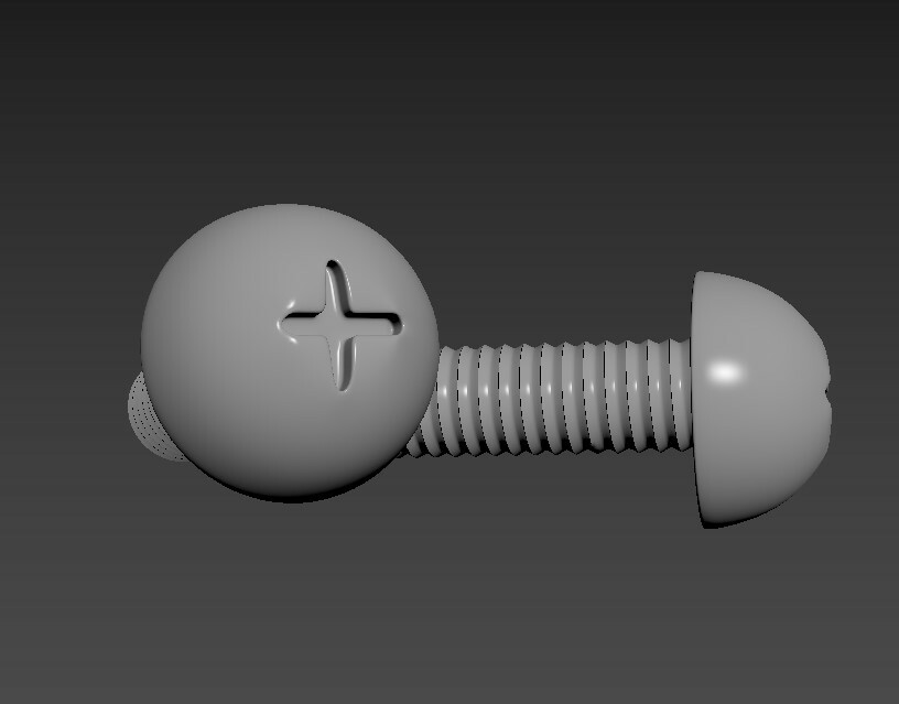 ArtStation - Screw nut & bolt modeling | Resources