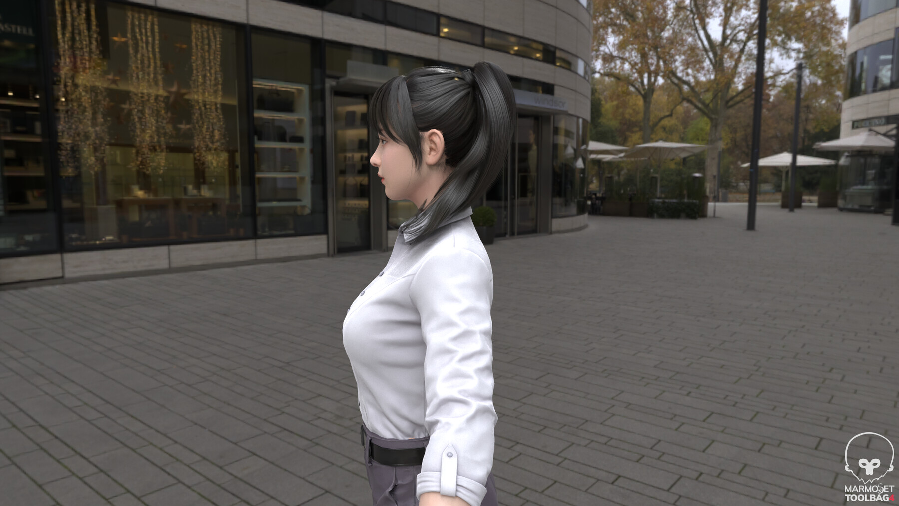 ArtStation - Business woman in a working Suit Game Assests business ...