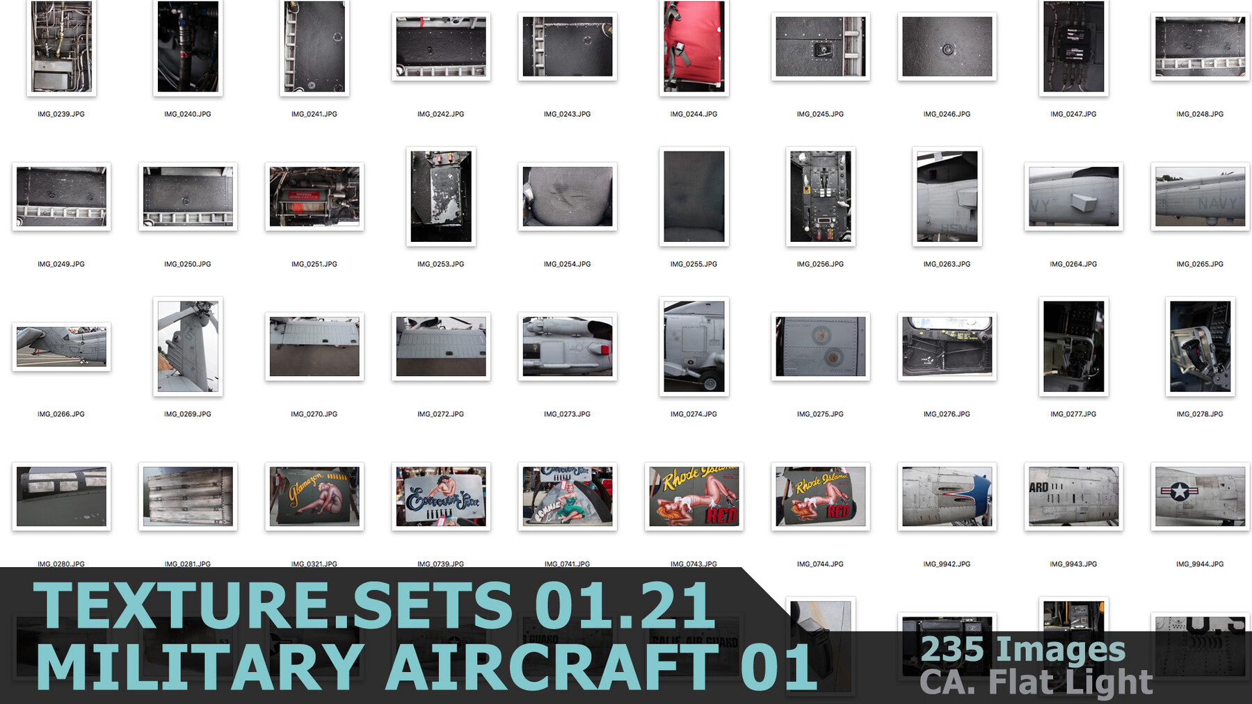 ArtStation - Aircraft 01 Textures / Material Ref | Resources
