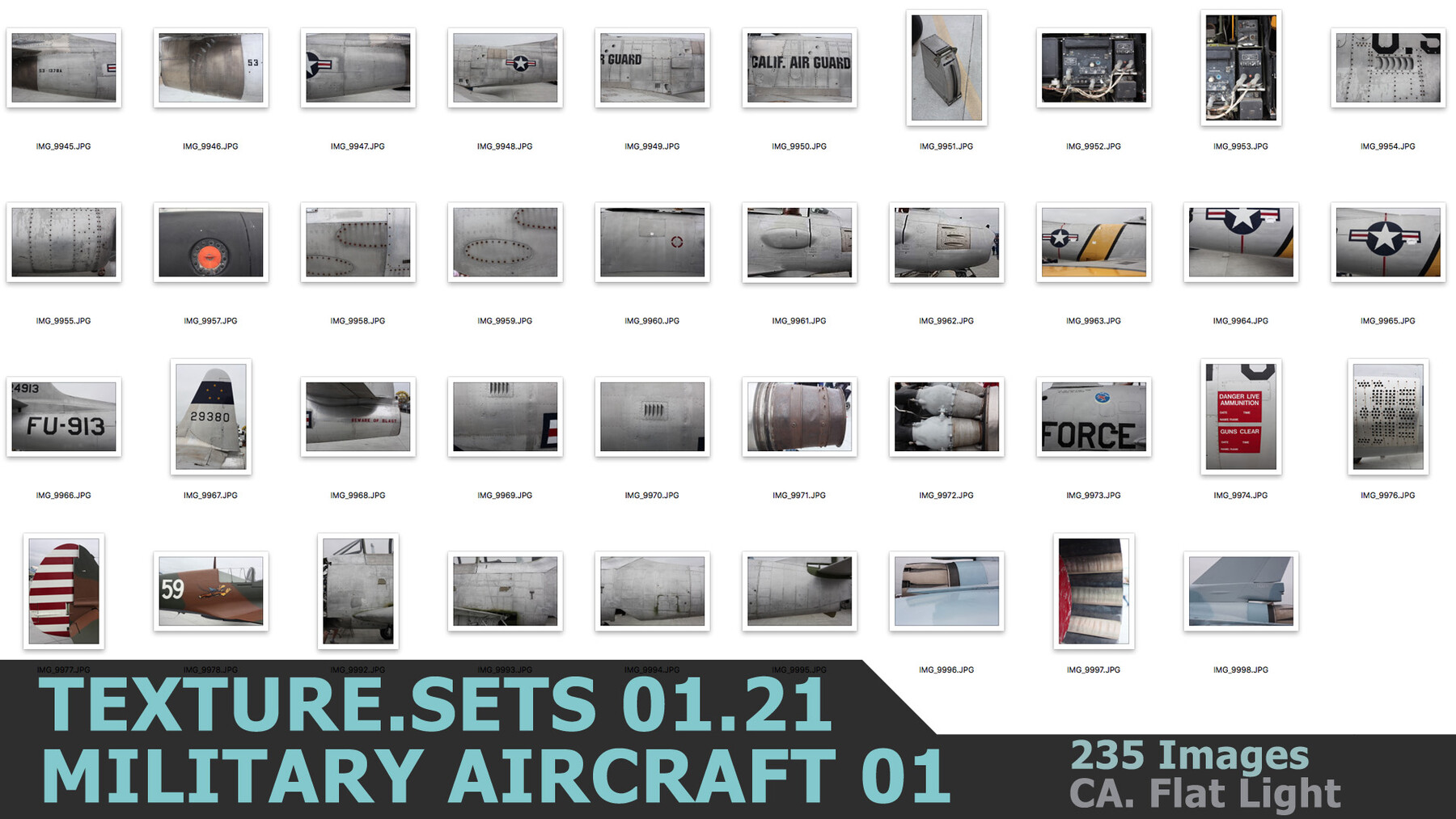 ArtStation - Aircraft 01 Textures / Material Ref | Resources