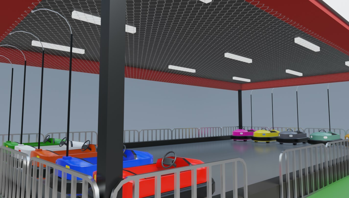 ArtStation - Beat Cart - Amusement Park - Parque de Diversoes Low-poly ...