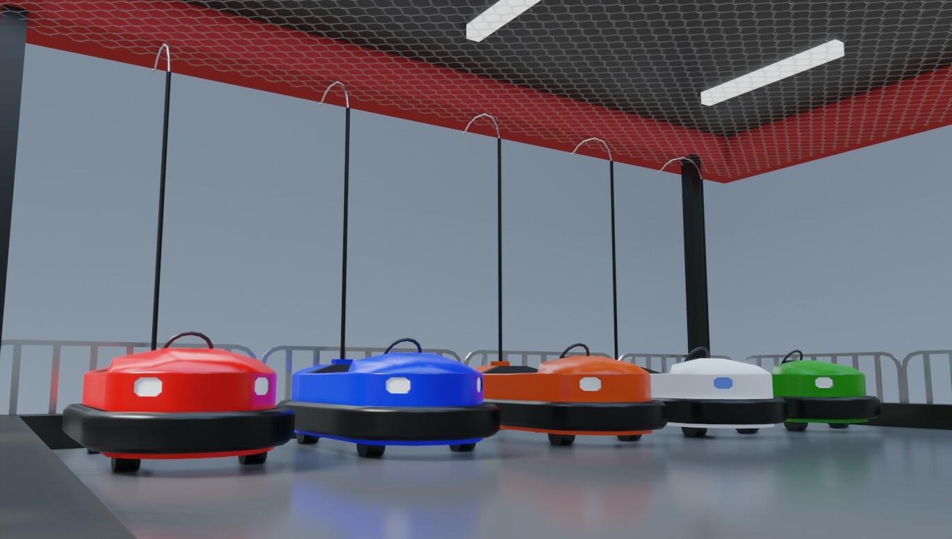 ArtStation - Beat Cart - Amusement Park - Parque de Diversoes Low-poly ...