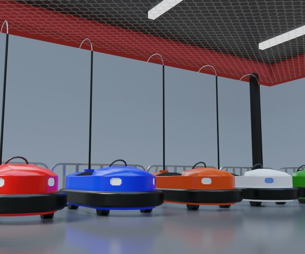 ArtStation - Beat Cart - Amusement Park - Parque de Diversoes Low-poly ...
