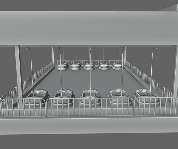 ArtStation - Beat Cart - Amusement Park - Parque de Diversoes Low-poly ...