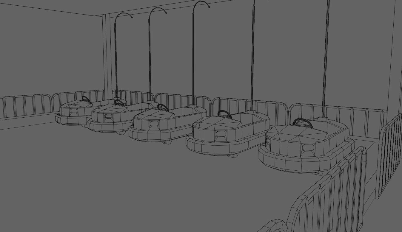 ArtStation - Beat Cart - Amusement Park - Parque de Diversoes Low-poly ...