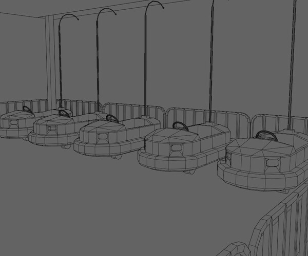 ArtStation - Beat Cart - Amusement Park - Parque de Diversoes Low-poly ...